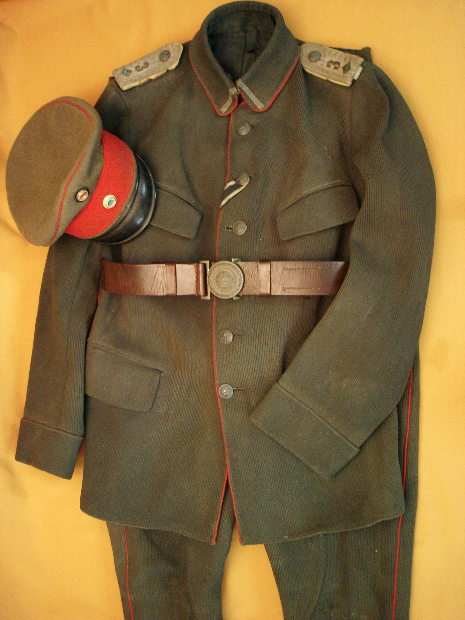 Uniformes : Uniforme feldgrau d'officier Bavarois 1916.